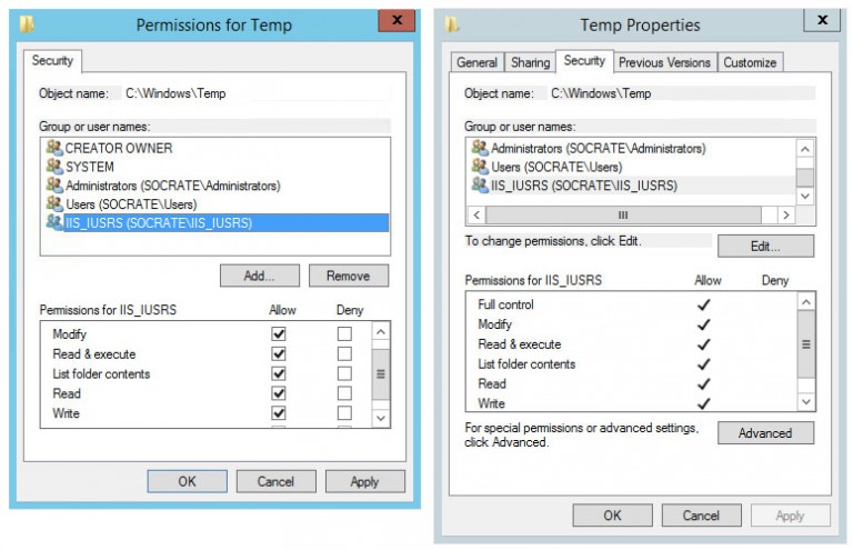 HTTP Error 500.50 - URL Rewrite Module Error su IIS